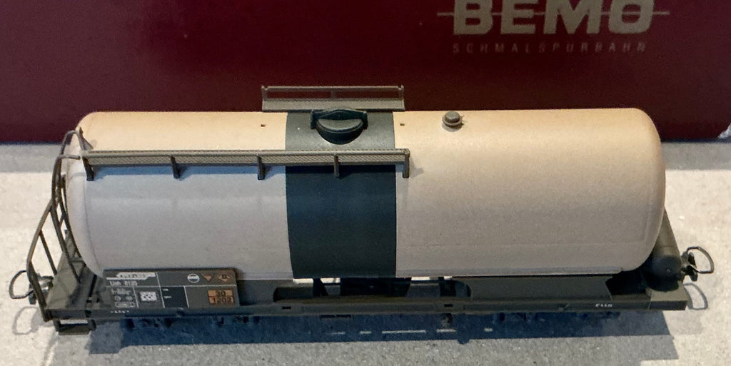 BEMO H0e 9mm 2285-115 - Fad 8724 Kiestransportwagen “BAS” RhB Railway ...