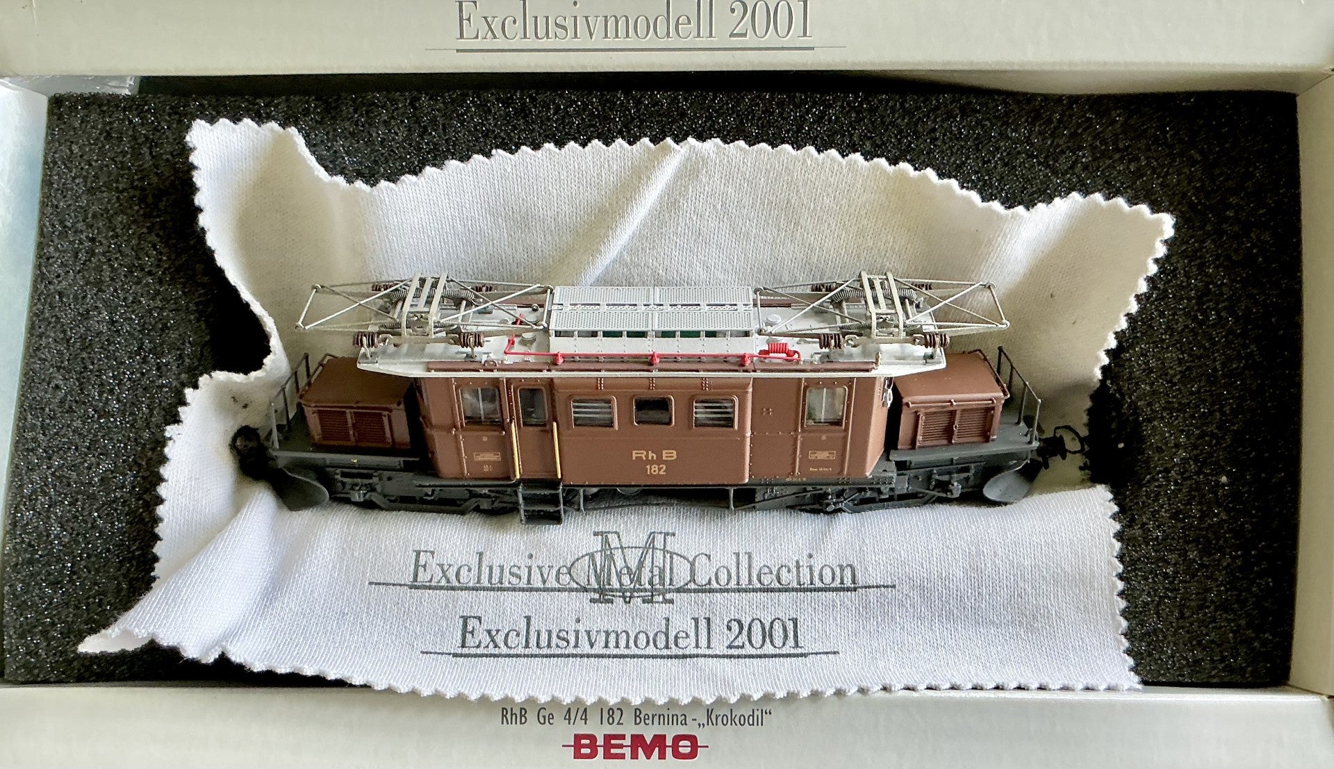 BEMO 1298 142 Krokodil metal HOm 12mm Narrow gauge (PRE-OWNED) HOm 12m ...