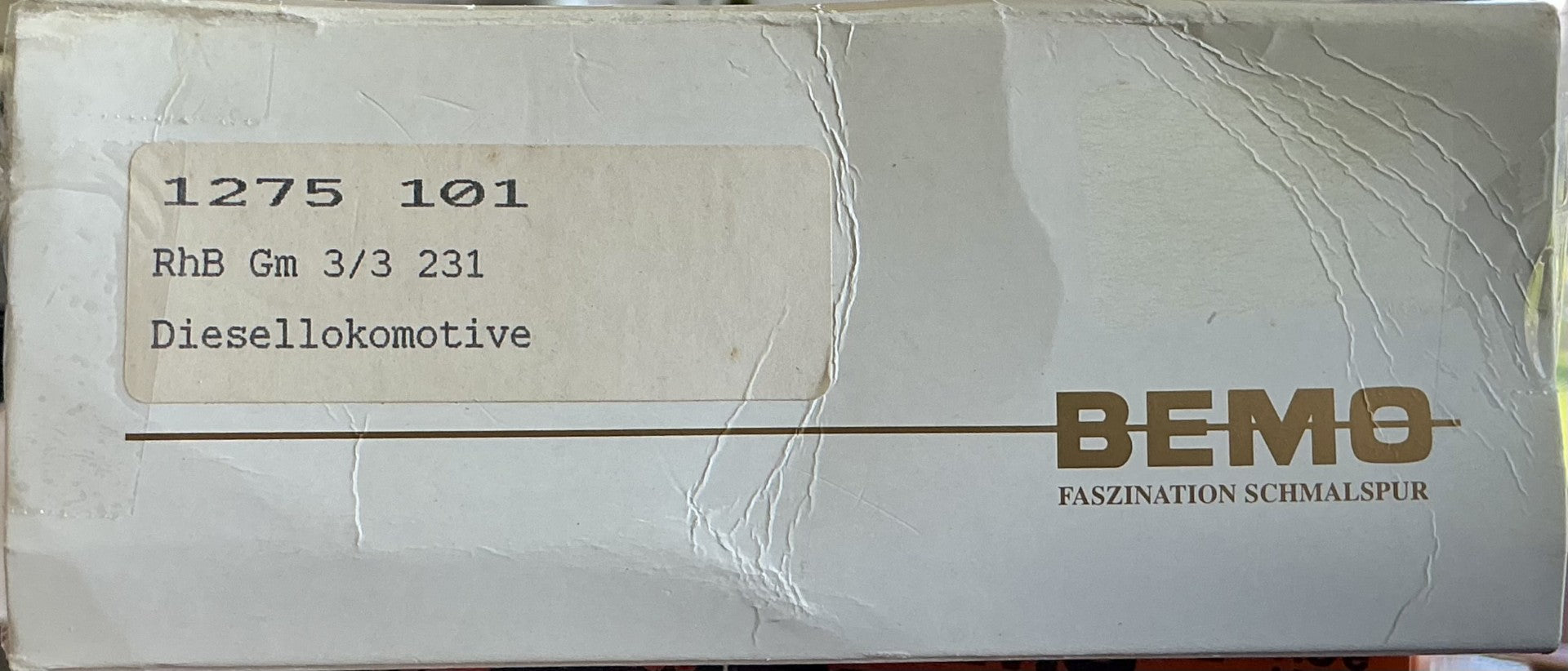 BEMO Narrow gauge Diesel Locomotive 1275 101 loco - (PRE-OWNED) HOm 12 ...