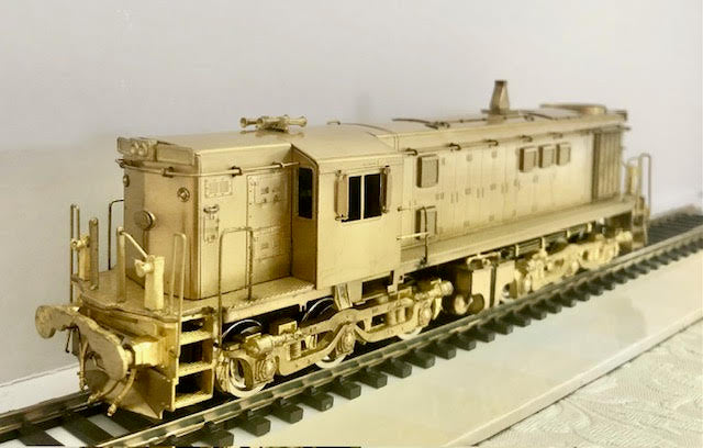 48 Class NSWGR DIESEL LOCOMOTIVE UN-PAINTED NEW MINT CONDITION, test r ...