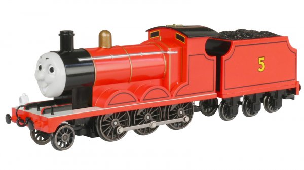 Bachmann - Thomas & Friends - James the Red Engine (with moving eyes ...