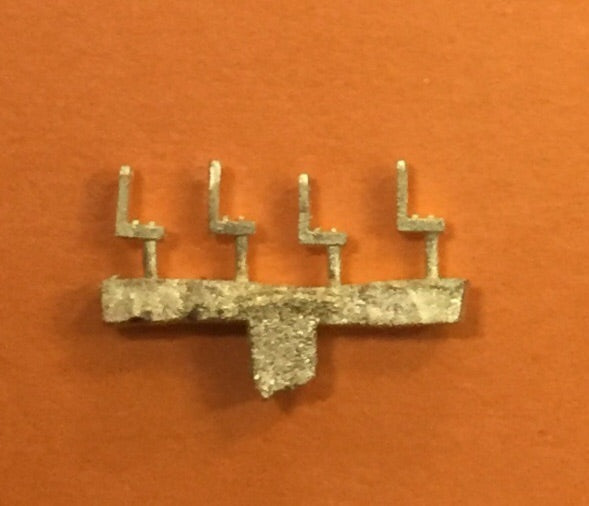 ODP94 - Lamp Brackets for Steam Loco's and Carriages, .(4) HO Ozzy Bra ...